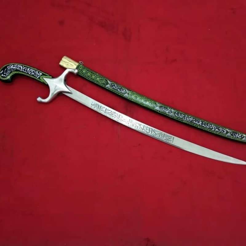 Jual Samurai Pedang Arab Alayubi Kaligrafi Hijau Di Seller Regstore ...