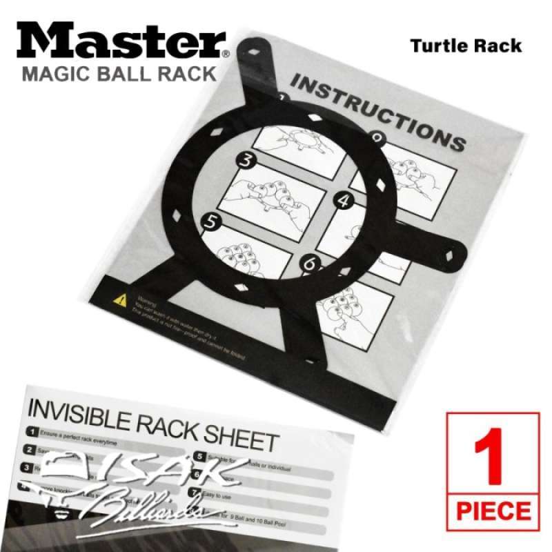 Jual Magic Ball Rack - 1 Turtle Rack Bola Plastik Segitiga Billiard ...