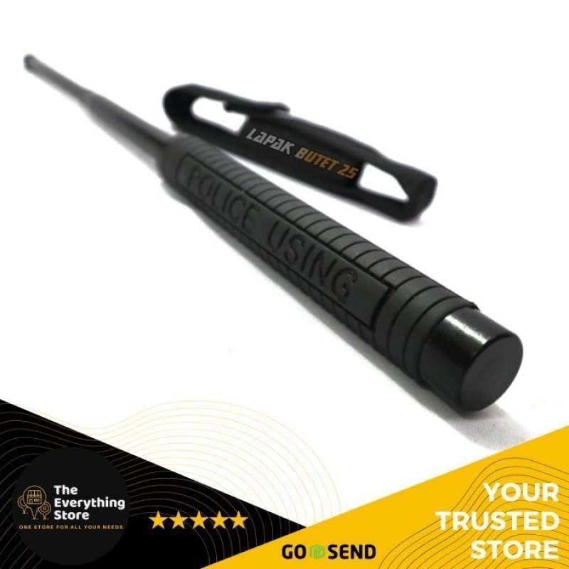 Jual Long Metal Rod / Stick Pertahanan Diri Titanium Original Tes Di ...