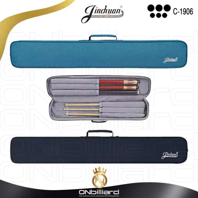 Jual Jinchuan C-1906 Tas Stick Billiard 3x3 Cue Soft Case 3 Butt 3 ...