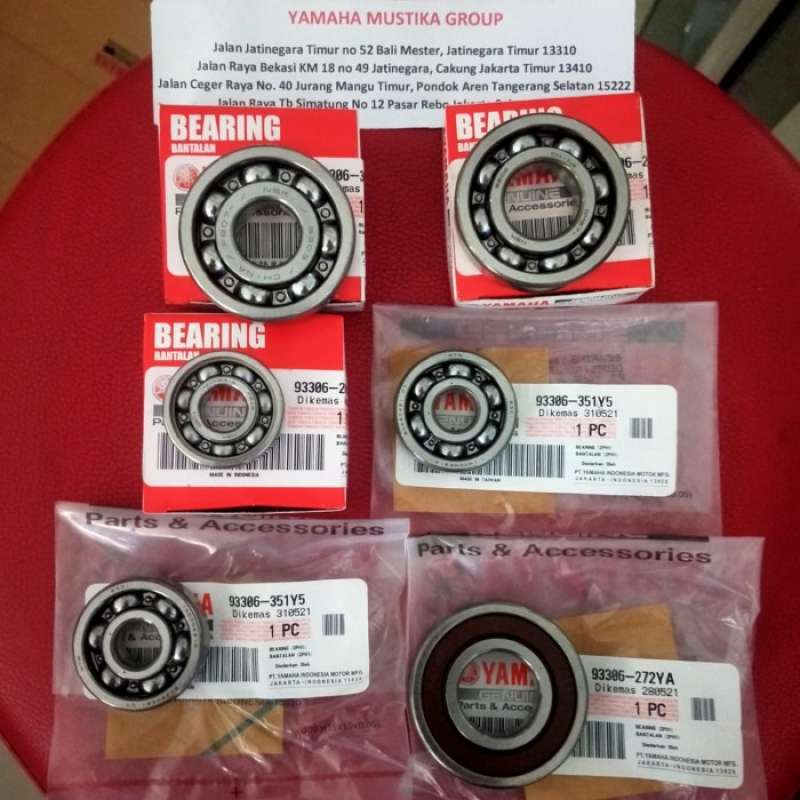 Promo Bearing Rasio Full Set Mio M3, Soul Gt 125, Fino 125 Original Yamaha Diskon 25% Di Seller ...