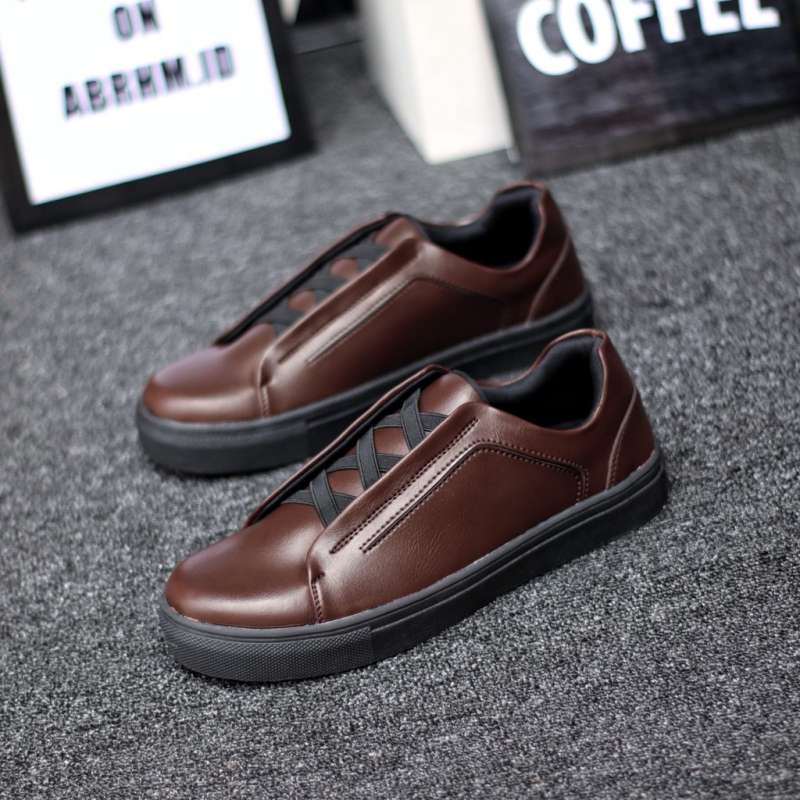 Promo Wolf Sepatu Casual Sneakers Pria Original Kulit Syintetik Fashion ...