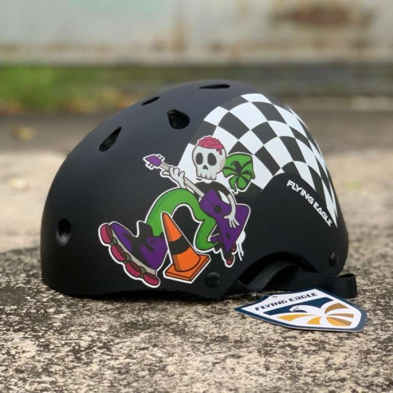 Jual Helm Sepatu Roda Inline Skate Flying Eagle Rider Helmet For Kids ...