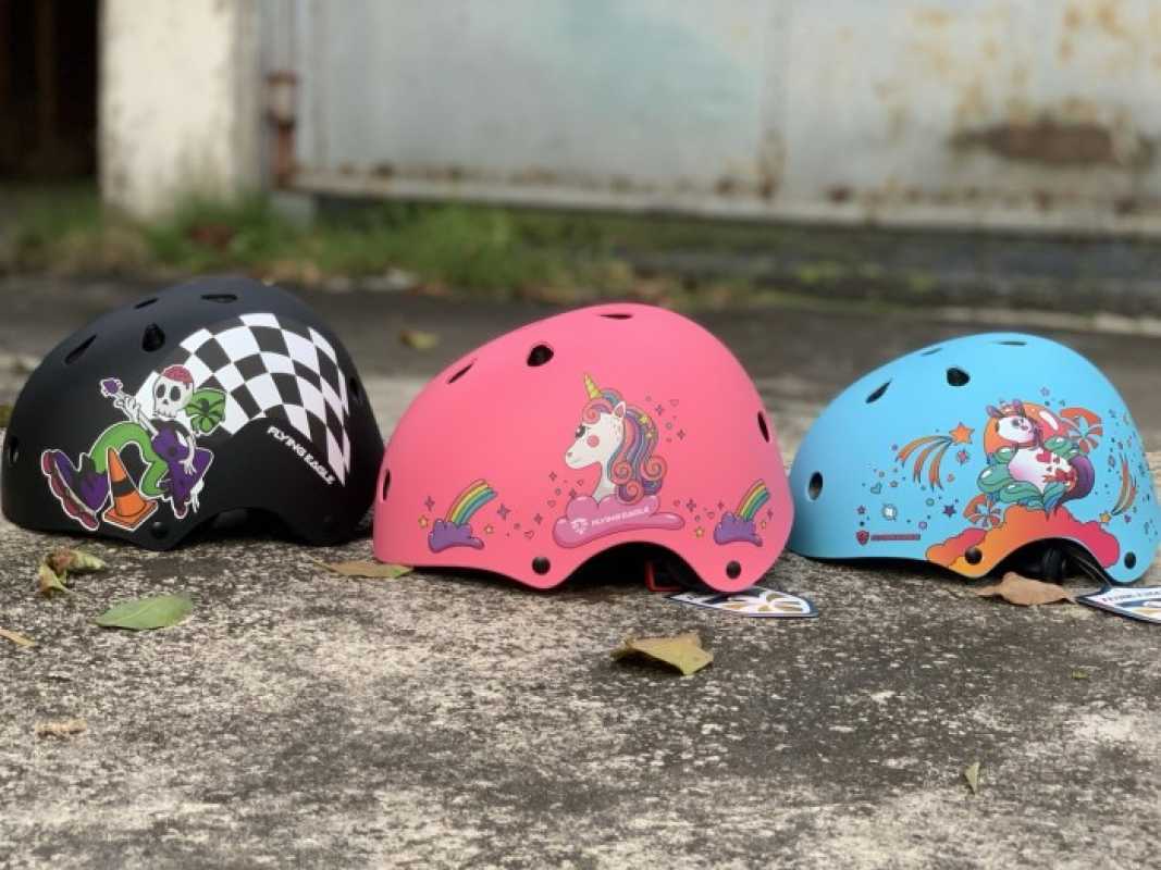 Jual Helm Sepatu Roda Inline Skate Flying Eagle Rider Helmet For Kids ...