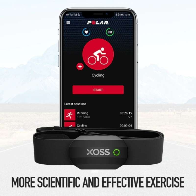Jual Xoss X1 Heart Rate Sensor Strap Chest Monitor Sensor Jantung Dada ...