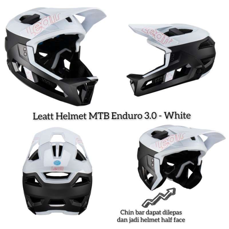 Jual Leatt Helmet Mtb Enduro Downhill 3.0 - White - L Di Seller ...