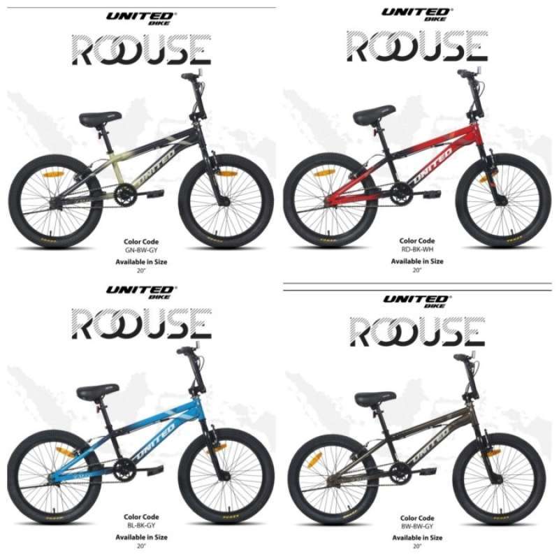 Jual Sepeda Bmx Rotor 20 Inch Roouse 01 United Di Seller Suzuka ...