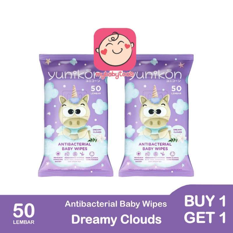 Promo Yunikon Baby Wipes Tissue Basah Bayi 50s Diskon 5% Di Seller ...
