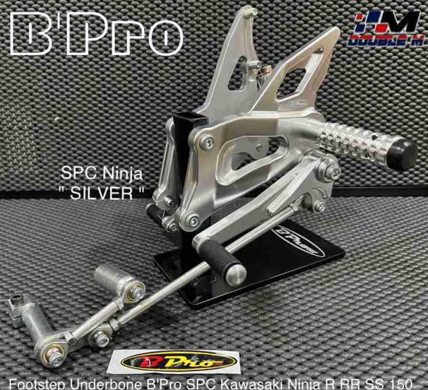 Jual Footstep Step Underbone Bpro Spc 3d Kawasaki Ninja R Rr Ss Zx 150 - Spc Silver Di Seller ...