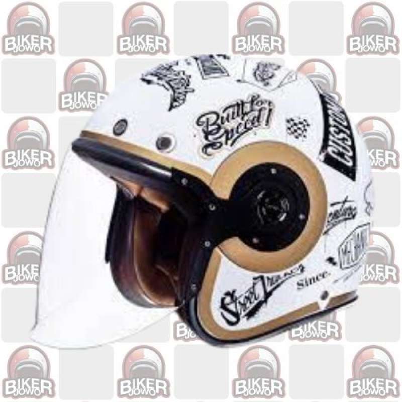 Jual Helm Smk Retro Jet Open Face Touring Motor Biker - Ma124 M Di ...