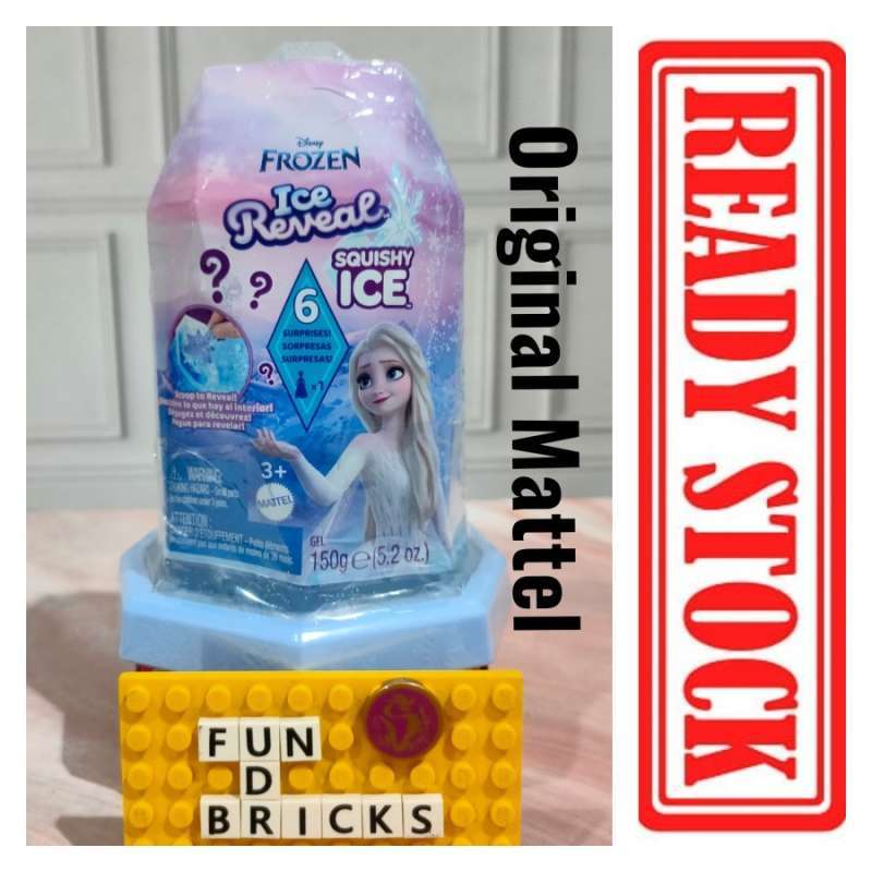 Promo Frozen Ice Reveal Squishy Ice Mattel Action Figure Diskon 18% Di ...