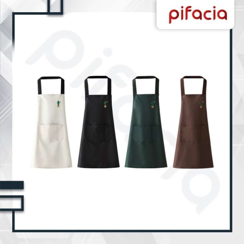 Jual Apron Celemek Masak Pelindung Baju Anti Minyak Dapur Wanita Anti ...