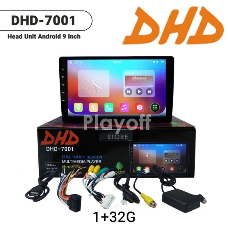 Jual 2 Din Head Unit Android 9 Inch Dhd 7001 Double Din Bluetooth Wifi ...