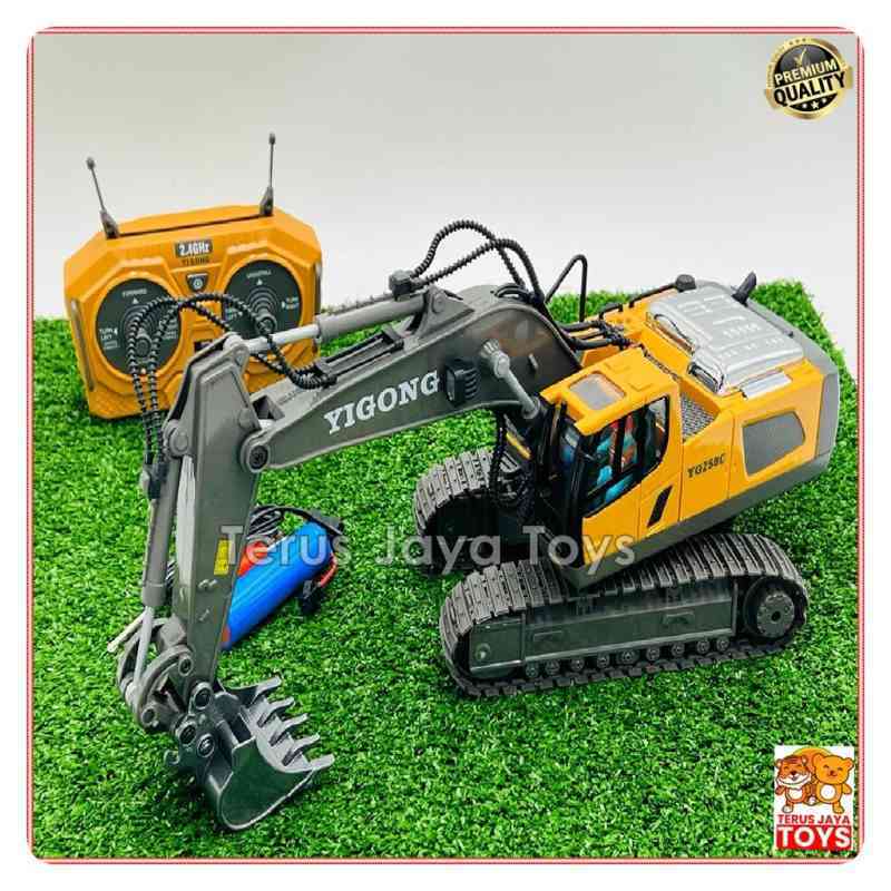 Promo Mainan Mobil Remote Control Truk Excavator Buldozer Dump Truk ...