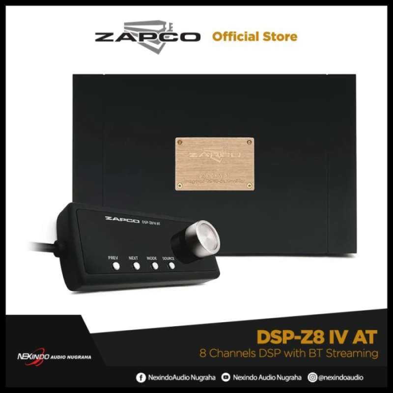 Jual Zapco New Dsp-z8 Iv At 8 Channels Dsp With Bt Streaming Original Di Seller Tombstone ...