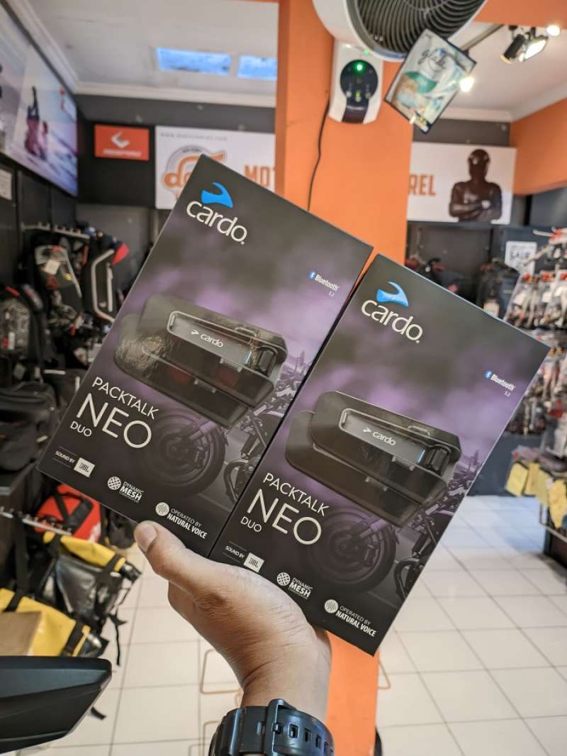 Jual Interkom Cardo Packtalk Neo Duo Dual Pack Bisa Ecer - With Box Di ...