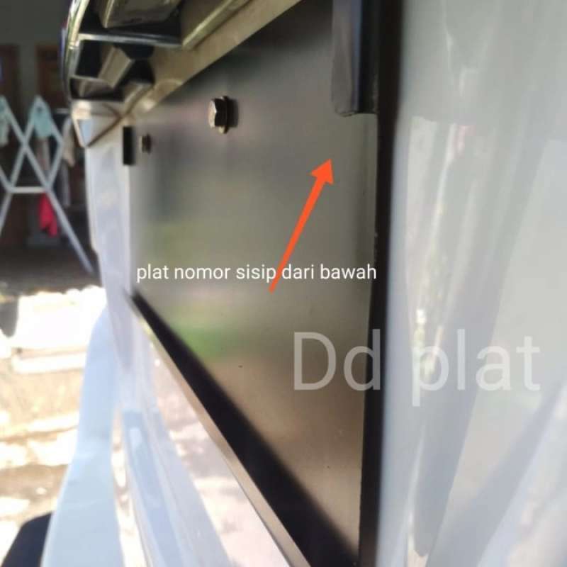 Jual Tatakan Tempat Plat Nomor Mobil Sisip Bawah Praktis Satuan(1pcs ...