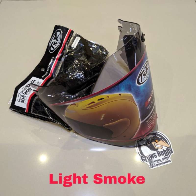 Jual Visor Kaca Helm Tsr Ram 4 Copy - Dark Smoke Di Seller Suzuka ...