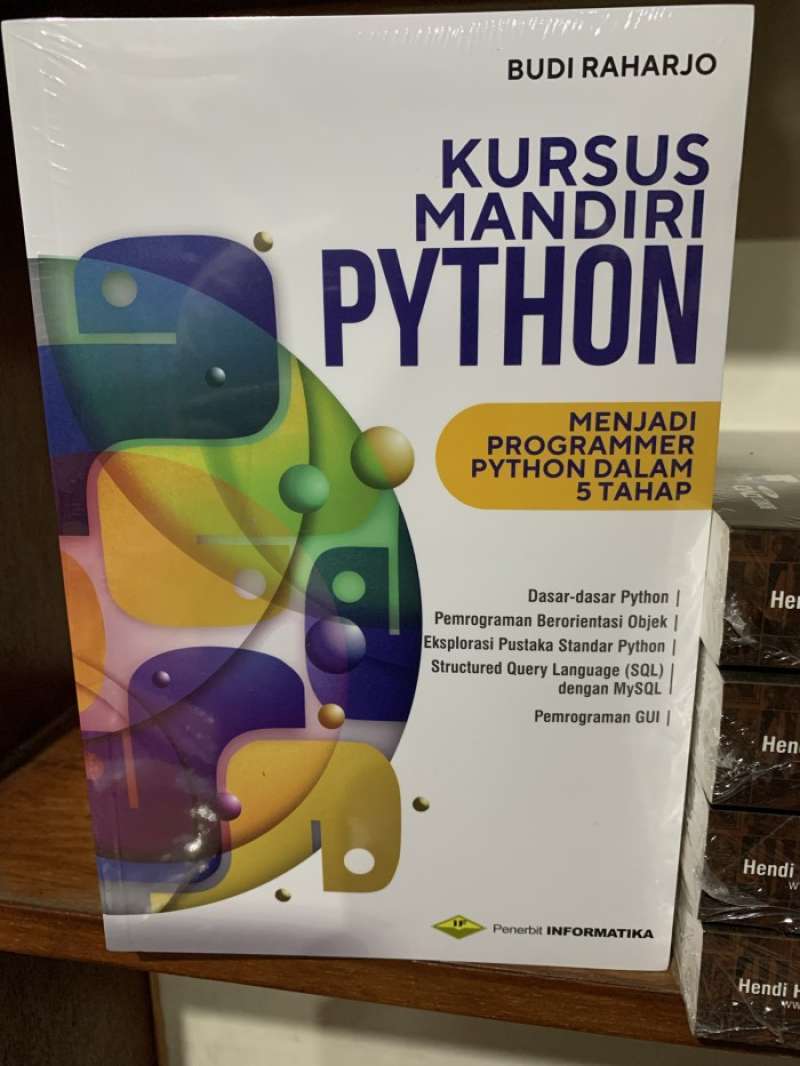 Promo Buku Kursus Mandiri Python Menjadi Progemmer Dalam 5 Tahap Ori ...