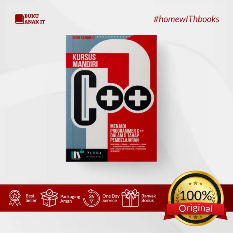 Promo Buku Kursus Mandiri C++ Menjadi Programmer Dalam 5 Tahap ...