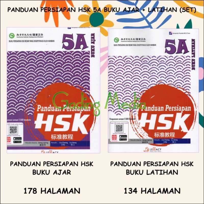 Promo Panduan Hsk 5a Set (text+act) Qr Code Audio Diskon 23% Di Seller Sumijayeti Store - Kebon ...