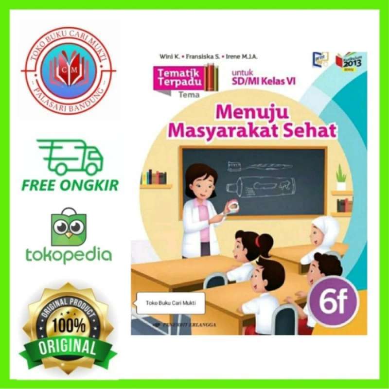 Promo Buku Tematik Terpadu Jilid 6f Untuk Sd/mi Kelas 6 K.13 Revisi Diskon 23% Di Seller ...