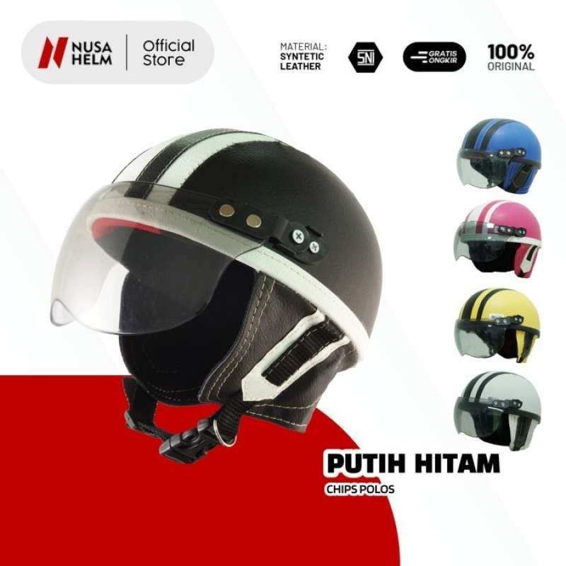 Jual Helm Chips Anak Polos Bogo Retro Pororo 1 Sampai 5 Tahun Sni ...
