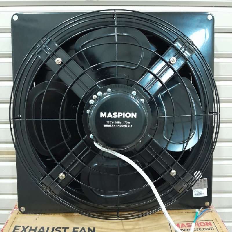 Promo New Maspion Mv3400nex Exhaust Fan 16 Inch With Rear Guard Biru ...