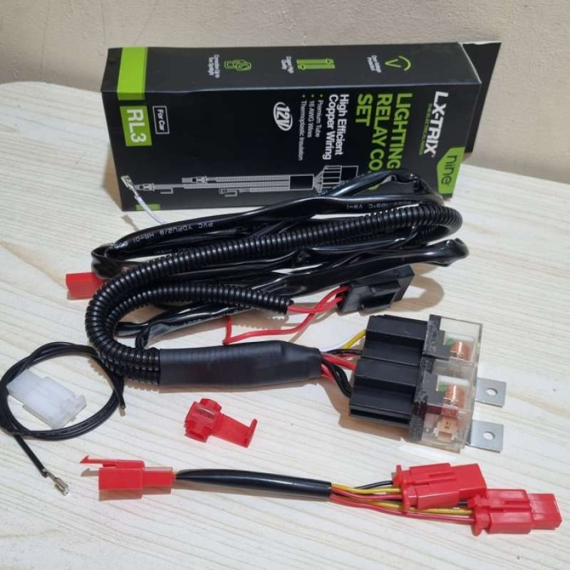 Promo Relay Set Lampu Led Tambak Laser Nine Rl3 Rl5 2relay Motor Mobil ...