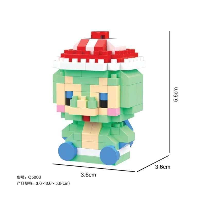 Promo Nano Block Kartun Mini Bricks Mainan Balok Susun - Luigi - Lala ...