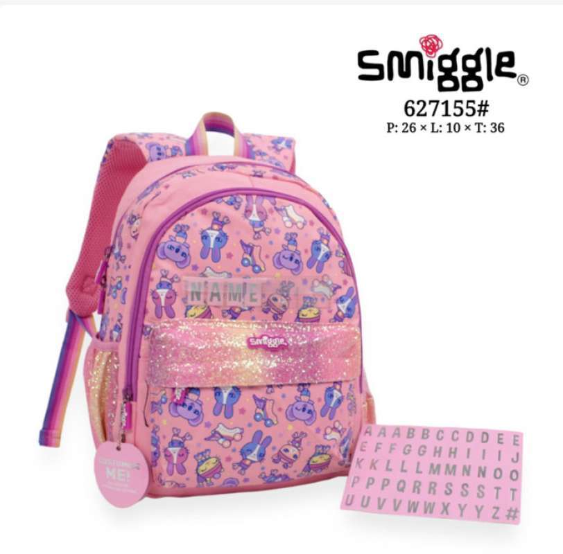 Promo Smiggle Junior Id Backpacks Tk Series Abjan Bisa Kasih Nama ...