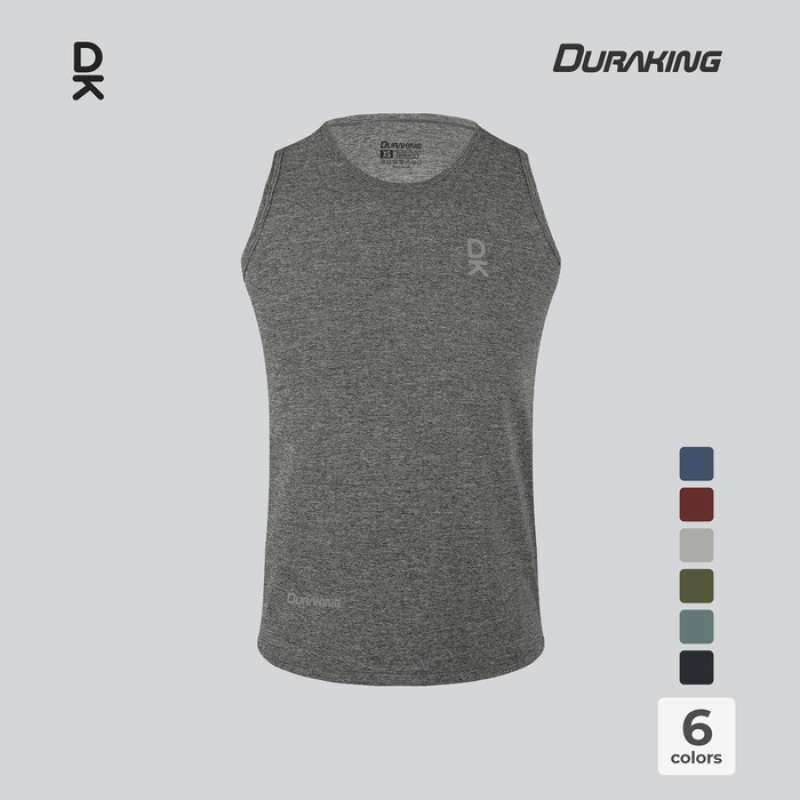 Promo Duraking Singlet Olahraga Pria - Dash Sport - Metal Grey, L ...