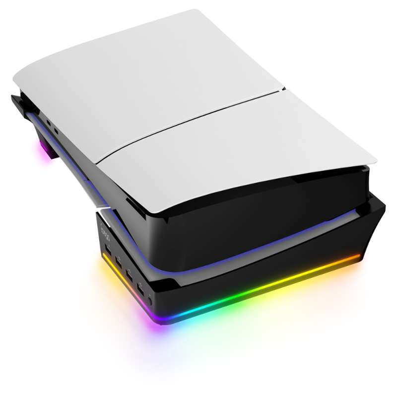 Jual Ipega 2 In 1 Horizontal Stand Rgb Lighting + Usb Hub Ps 5 Slim ...