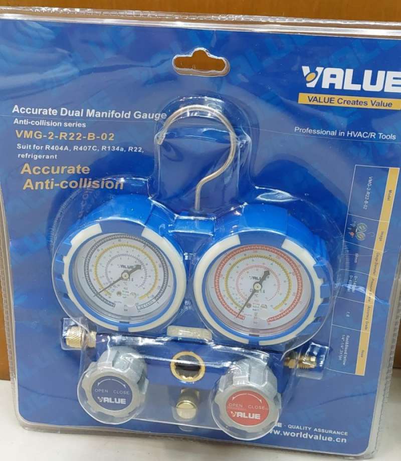 Promo Testing Manifold Analizer Ac Alat Isi Freon R22 R134 R404 R407 ...