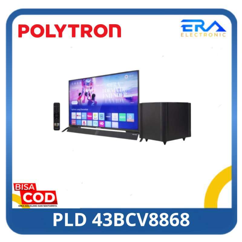Jual Led Tv 43 Inch Polytron Smart Tv Pld-43bcv8868 / Pld 43bcv8868 ...