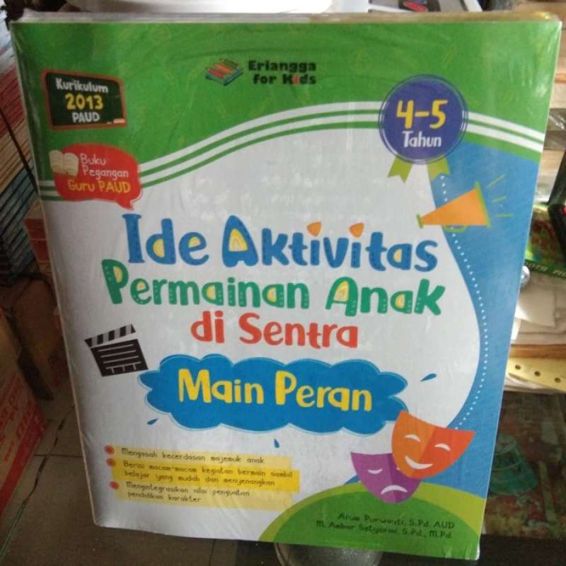 Promo Paket Buku Ide Aktivitas Permainan Anak Di Sentra Main Peran 4-5 ...