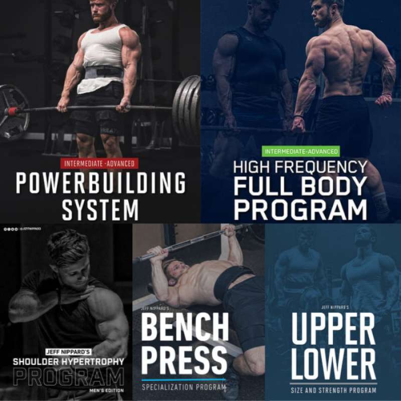 Promo Paket 18 Buku Jeff Nippard Complete Programs Diskon 23% Di Seller ...