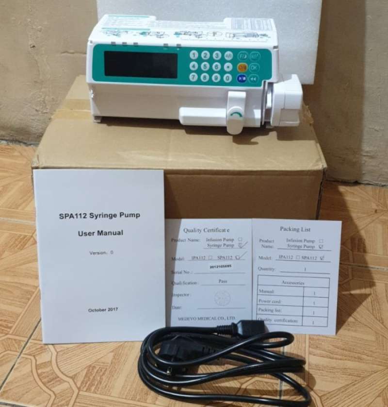 Promo Syringe Pump Leytemed Spa112 / Syringe Pump Leytemed Diskon 23% ...
