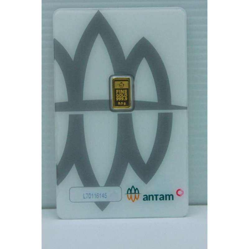 Antam Logo Jual Fg Logam Mulia Emas Antam Certicard New Press Model 5