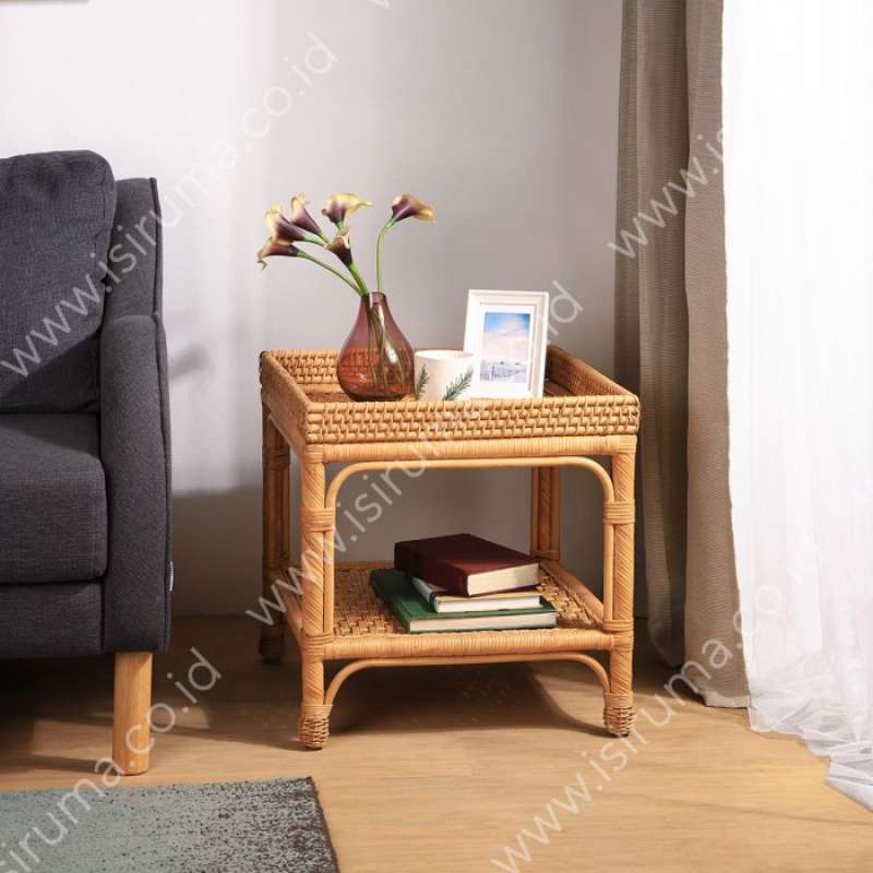 Jual Meja Kecil Rotan / Meja Samping Minimalis Rotan Clara - Isiruma Di ...