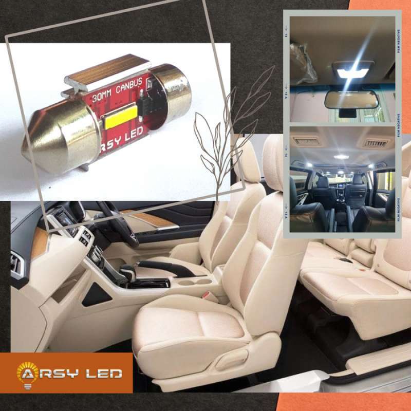 Promo Lampu Led Paket Isi 2 Buah Plafon Kabin Mobil Xpander Cross New Livina - Putih F Diskon 23 ...