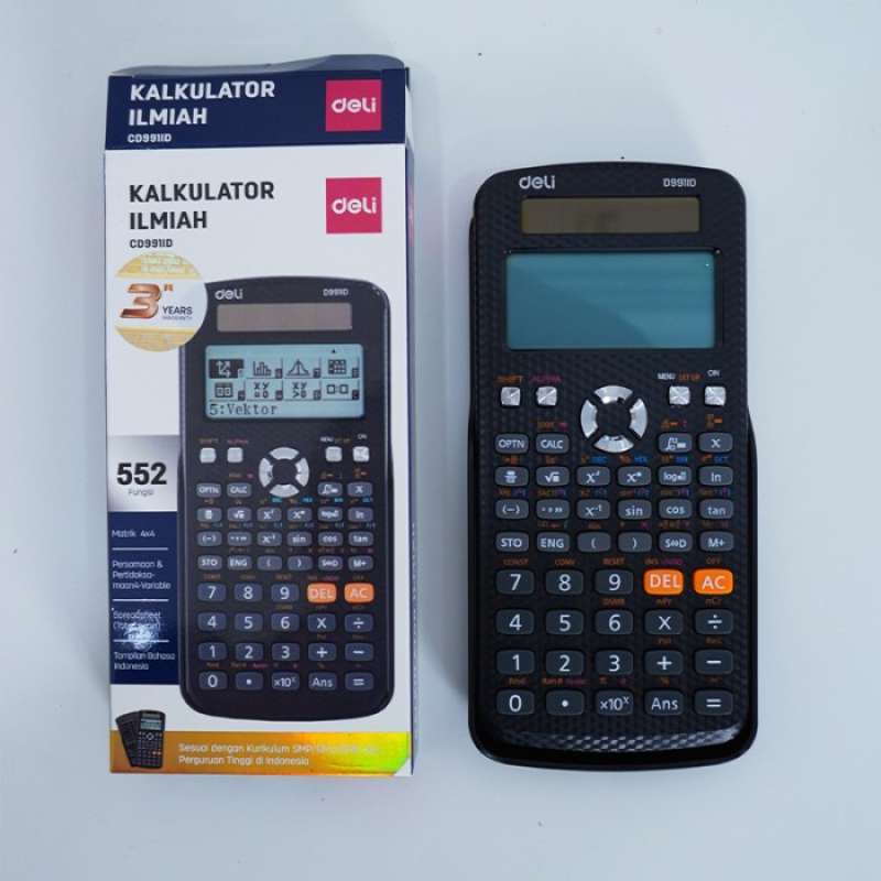 Promo Deli Scientific Calculator / Kalkulator Ilmiah Deli Matematika ...