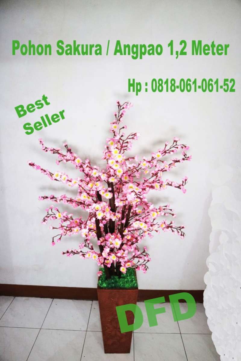 Promo Pohon Angpao / Sakura / Pohon Meihua ( Ukuran : 120 Cm ) Diskon ...