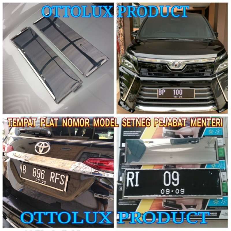 Promo Tempat Plat Nomor Mobil Model Pejabat Aparat Vip Model Sisip ...