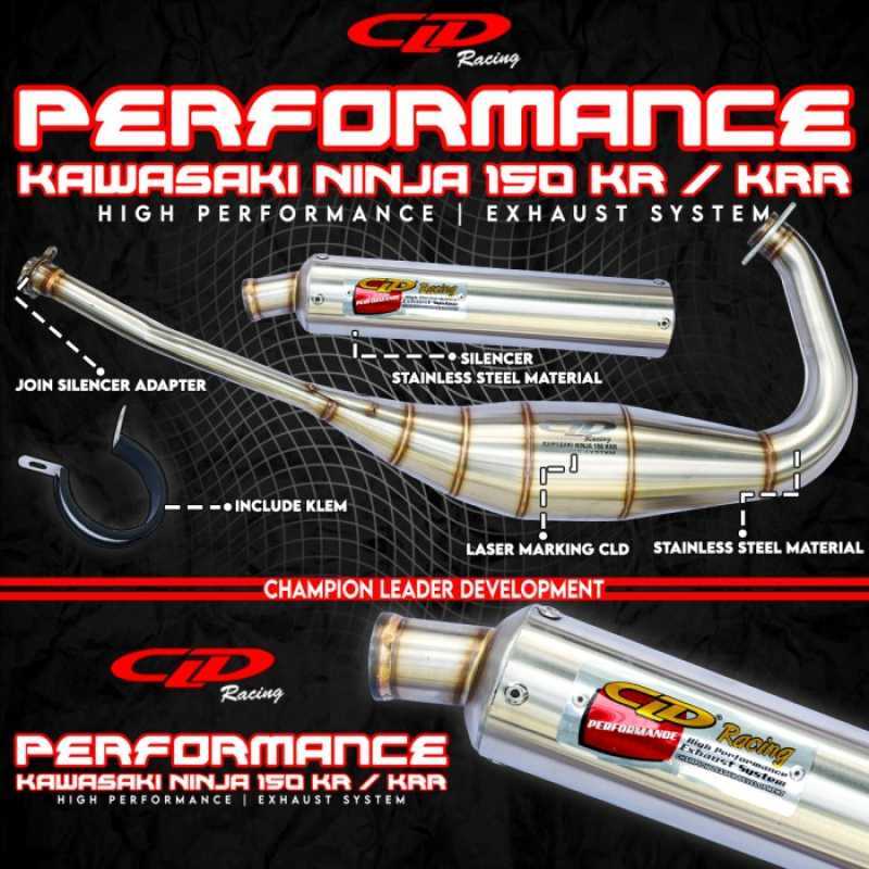 Promo Knalpot Ninja Kr, Krr, Ss 150 Cld Racing Type Kompetisi & Performance - Multicolor Ninja R ...