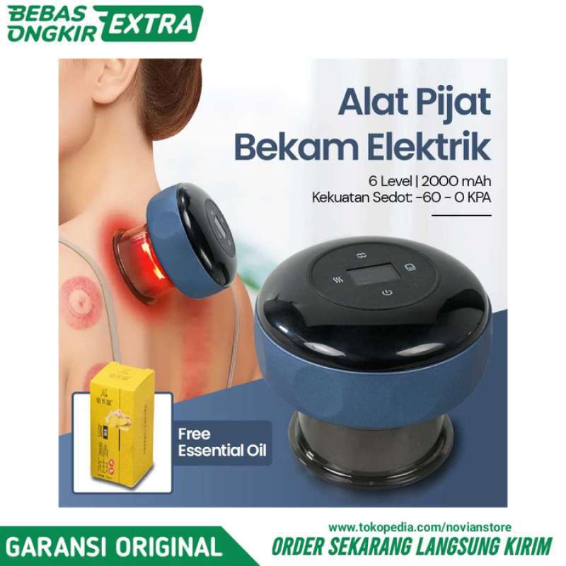 Promo Alat Pijat Bekam Kerokan Elektrik Inframerah Cupping Therapy ...