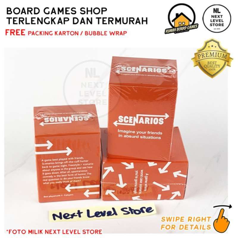 Promo Scenarios Card Game Party Drinking Fun Board Games Night Scenario ...