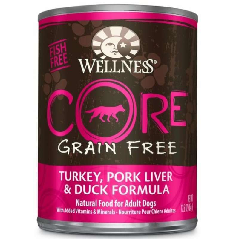 Promo Wellness Core Pate Turkey, Pork Liver & Duck Formula 12.5oz ...