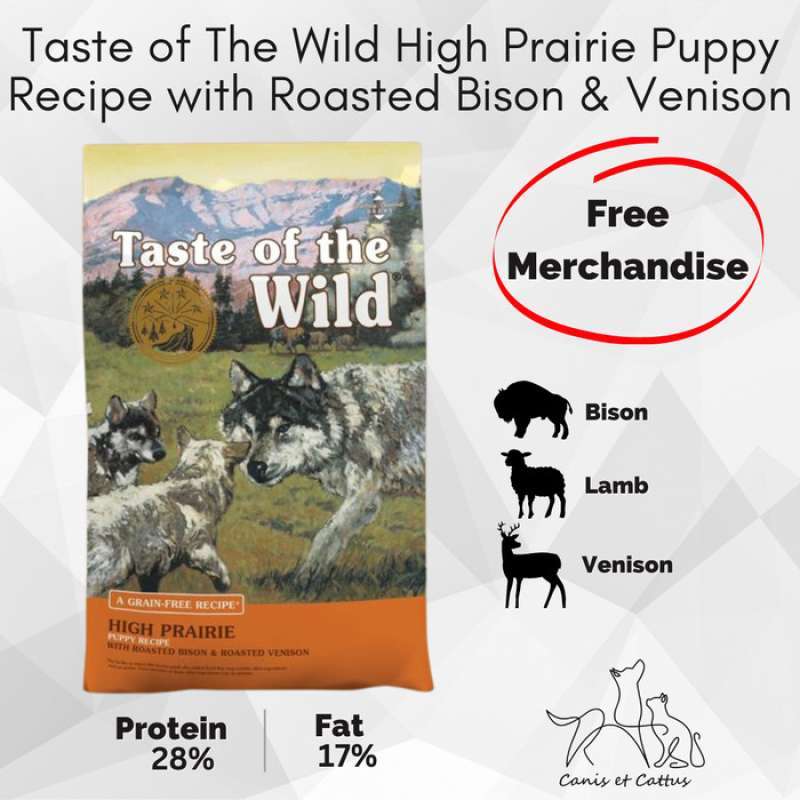 Promo Taste Of The Wild High Prairie Puppy With Roasted Bison 2,27 Kg ...