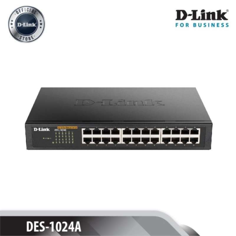 Promo Des-1024a 24-port 10/100m Unmanaged Standalone Switch Diskon 23% ...